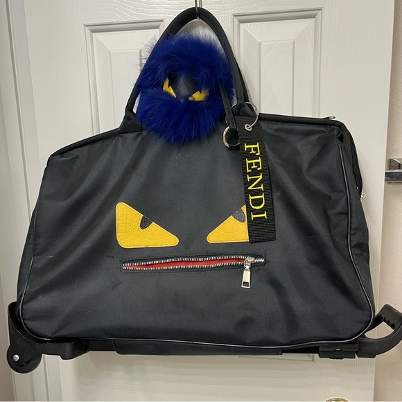 Bags | Designer Inspired Monster Rolling Luggage | Poshmark
